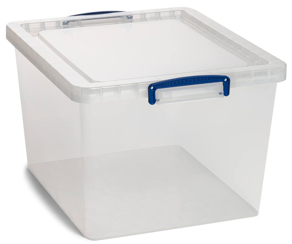 8 & 12x 33.5L Really Useful Boxes - Clear - Tufferman