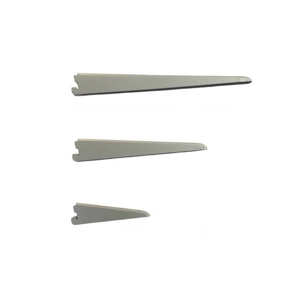 Twin Slot Shelving Brackets - Custom Build - Silver - Tufferman