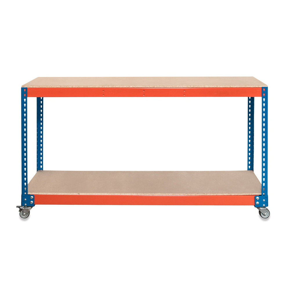 1x Storalex SX400 Mobile Garage Workbench 925mm High 400kg Chipboard ...