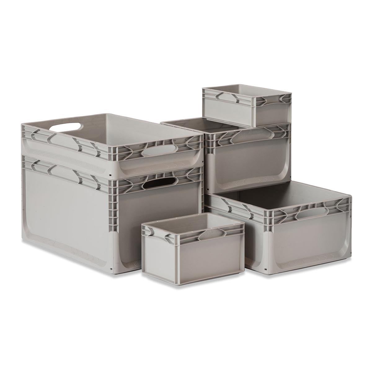 Euro Containers - Light Grey - All Sizes - Tufferman