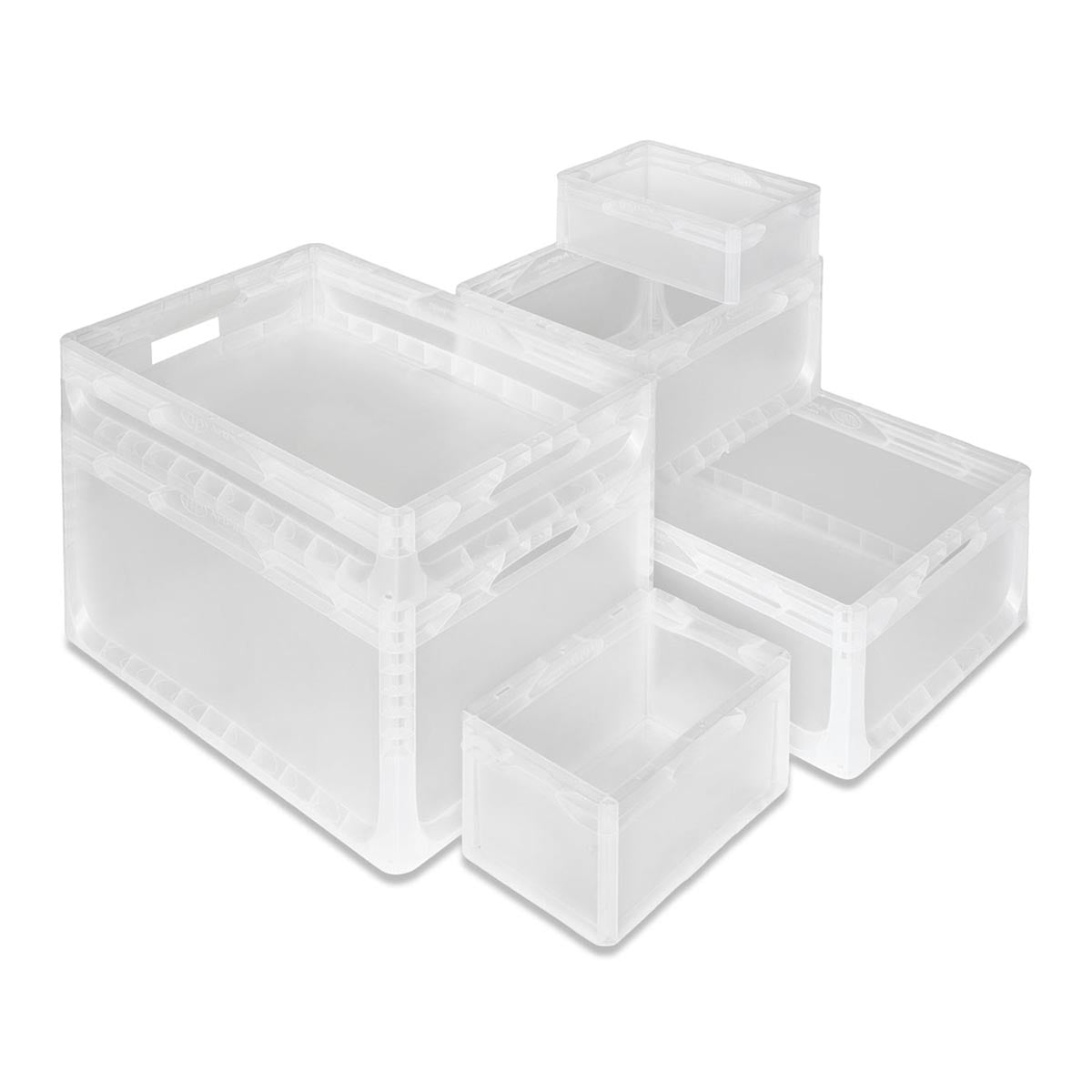 Euro Containers - Clear - All Sizes - Tufferman