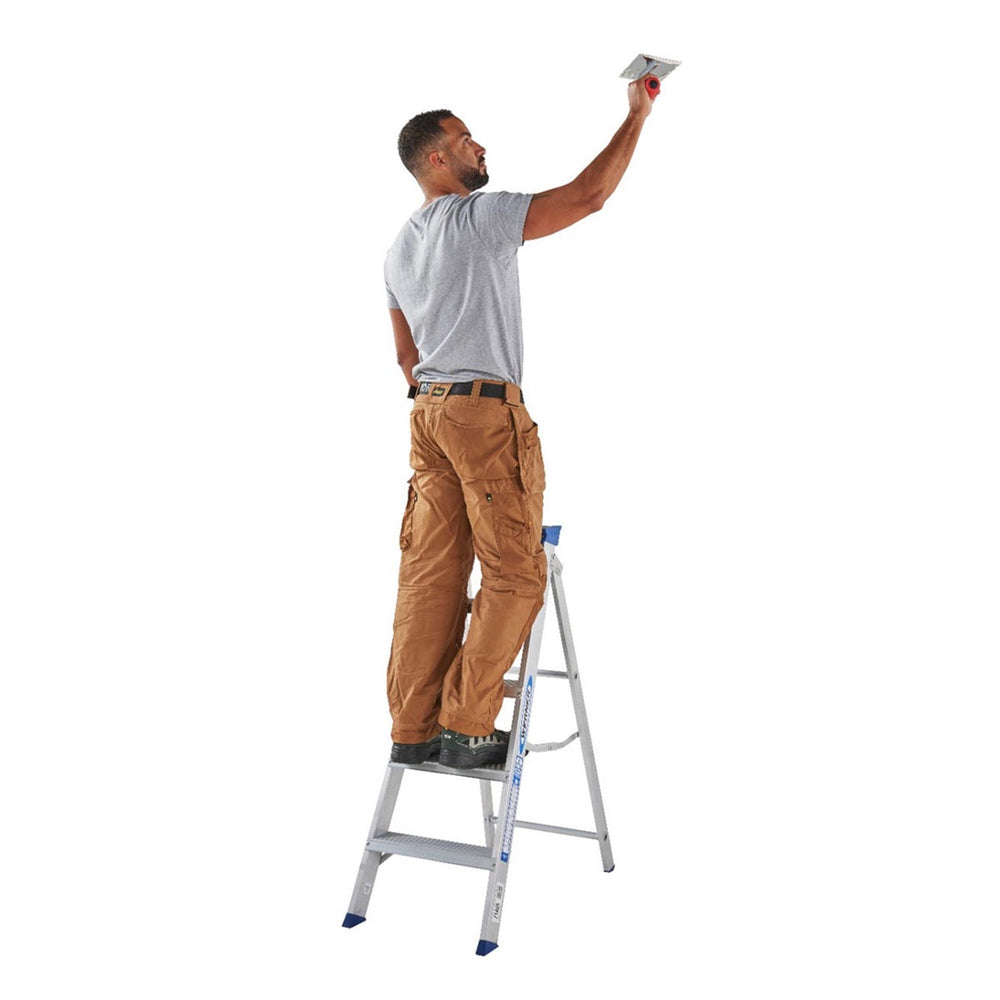 Werner Builders Swingback Step Ladders - (6 Sizes) - Tufferman