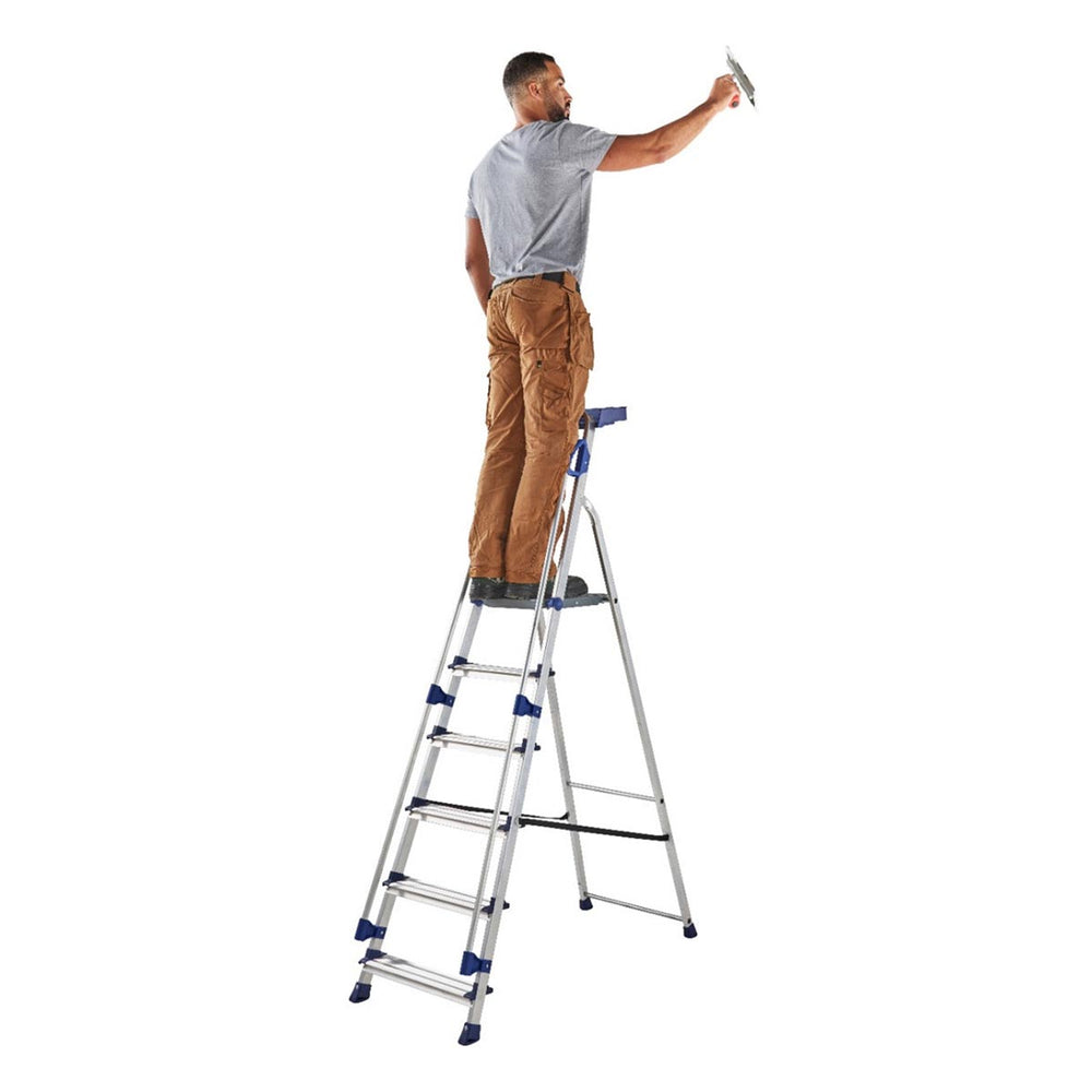 Werner Workstation Platform Step Ladders - (5 Sizes) - Tufferman
